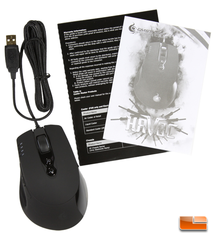Cooler Master CM Storm Havoc Gaming Mouse Review - Legit Reviews
