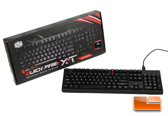 Cooler Master CM Storm QuickFire XT Mechanical Gaming Keyboard Review - Legit Reviews