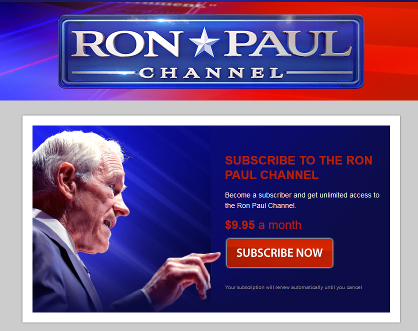 Ron Paul Launches Internet Based News Service - Legit Reviews