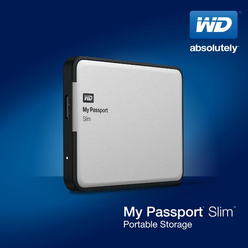 WD Announces My Passport Slim 1TB & 2TB Portable Drives - Metal Cases w ...
