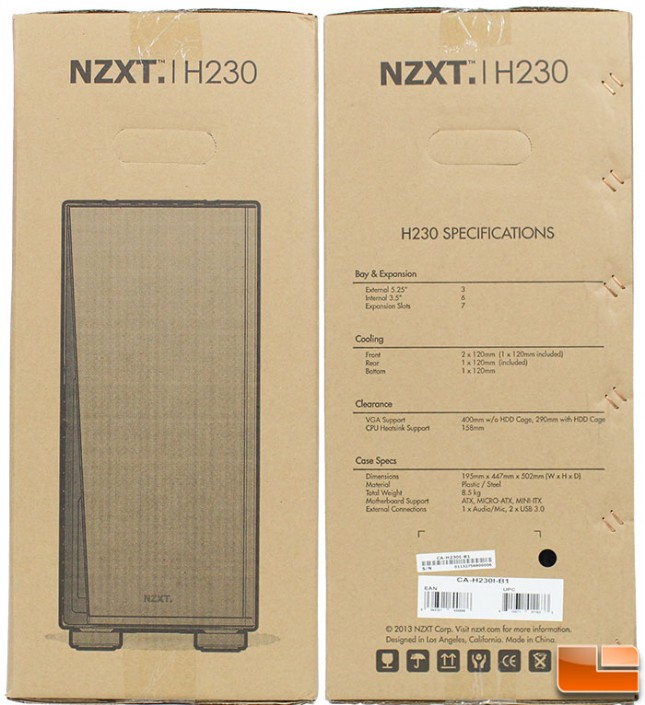 NZXT H230 Silent Mid-Tower Case Review - Page 2 of 6 - Legit Reviews