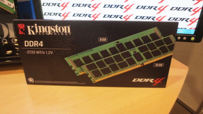 Kingston Shows DDR4 RAM Modules at IDF 2013 - Legit Reviews