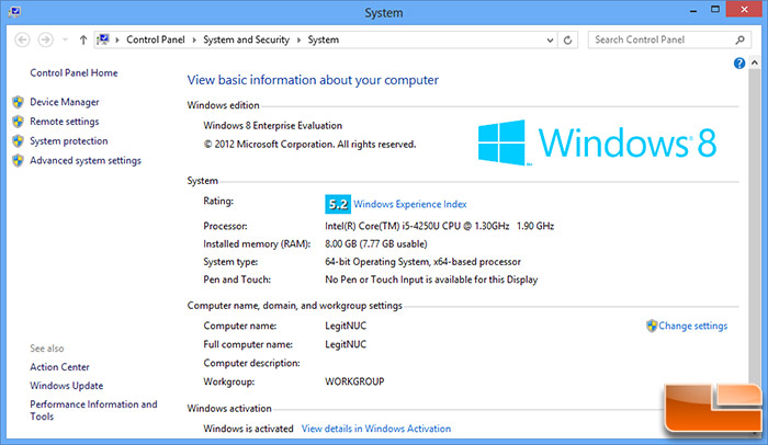 Intel NUC Kit D54250WYK Review - The NUC Gets Haswell Power! - Page 4 ...