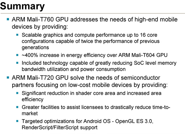 ARM Introduces Mali T700 GPU Series For Next-Generation Devices - Legit ...