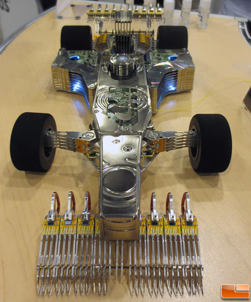 250 Hard Drives Used To Make One Epic F1 Car - Legit Reviews