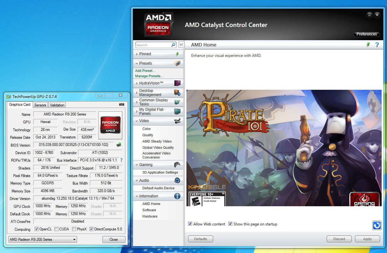 AMD Catalyst 13.11 Beta9.4 Missing AMD OverDrive For Hawaii GPUs ...
