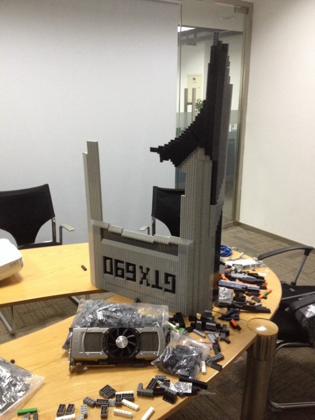 NVIDIA GeForce GTX 690 Video Card Made With LEGO Bricks - Legit Reviews