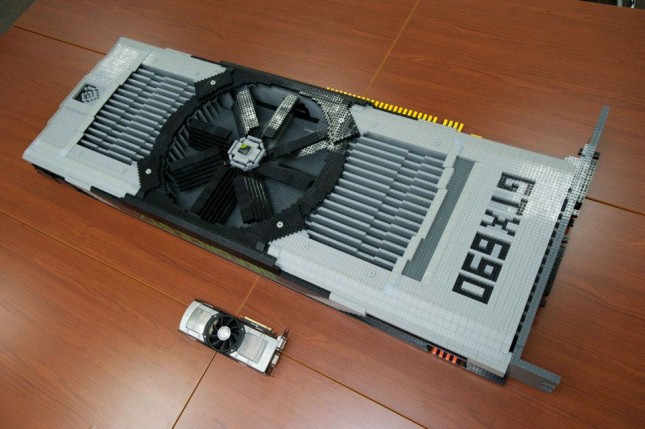 NVIDIA GeForce GTX 690 Video Card Made With LEGO Bricks - Legit Reviews