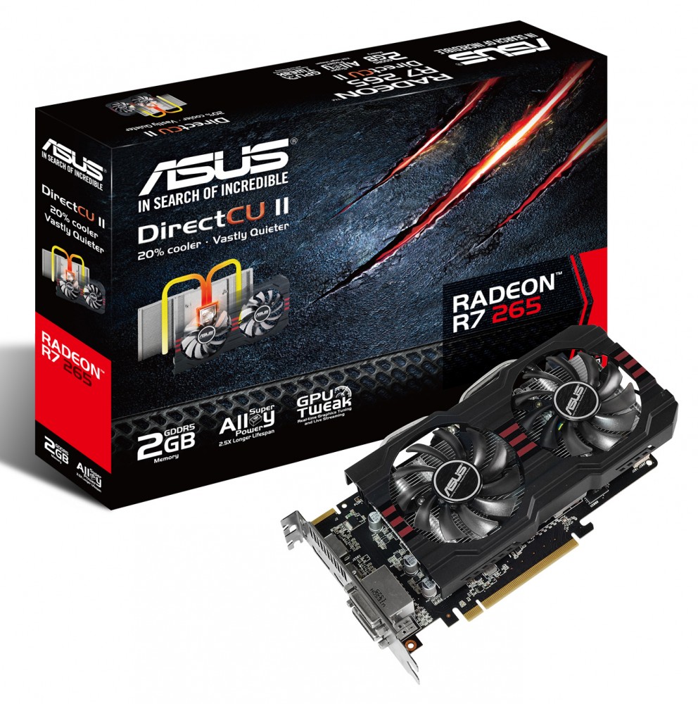 ASUS Announces R7 265 DirectCU II Graphics Card - Legit Reviews