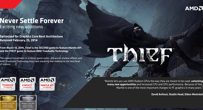 AMD Never Settle Forever Gets Update And Gives Low-End GPUs Some Love - Legit Reviews