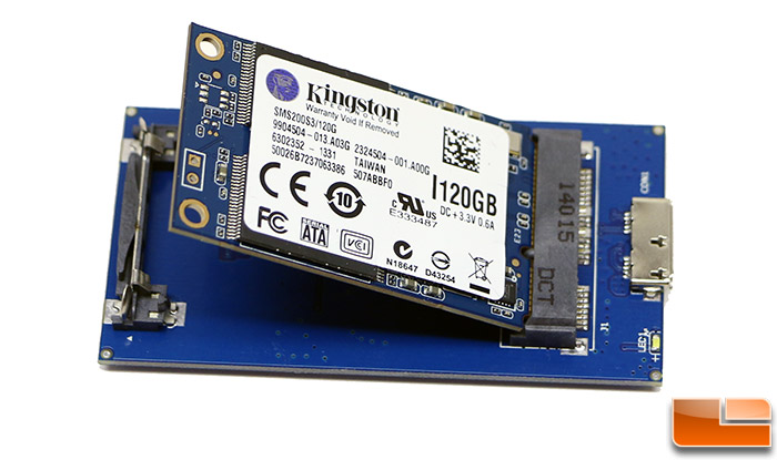 VisionTek mSATA Mini USB 3.0 SSD Enclosure Review - Legit Reviews