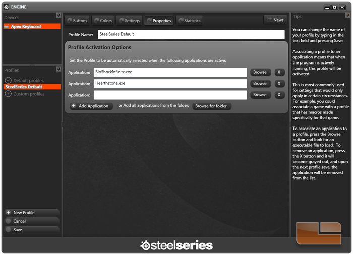 SteelSeries Apex Gaming Keyboard Review - Page 3 of 4 - Legit Reviews