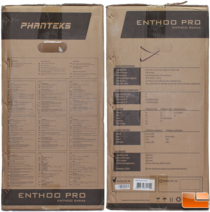 Phanteks Enthoo Pro Full-Tower Case Review - Page 2 of 6 - Legit Reviews
