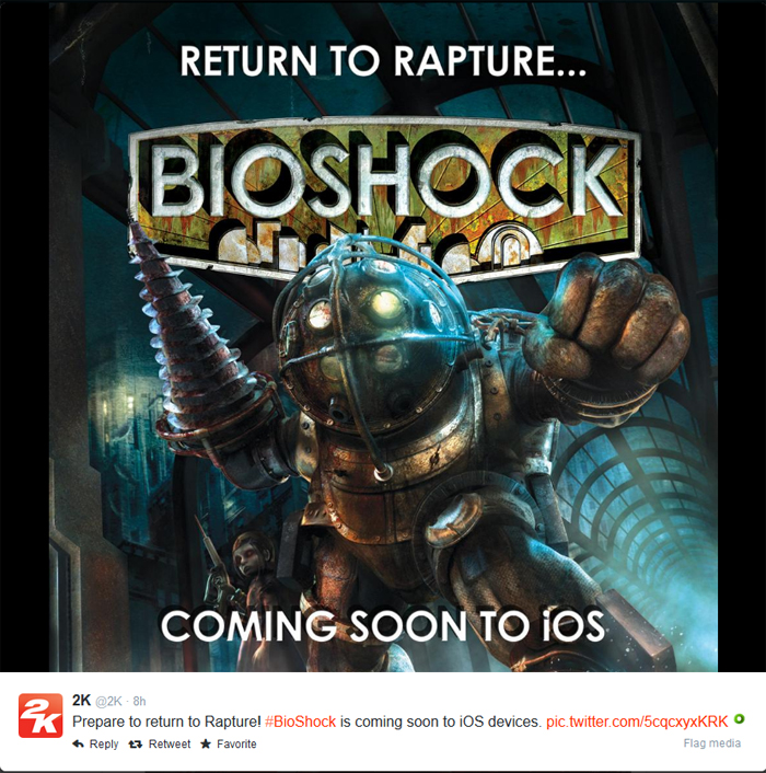 2K Games Announces BioShock is 'Coming Soon to iOS' - Legit Reviews