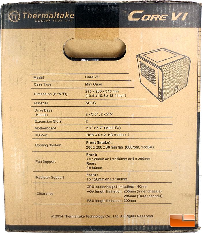 Thermaltake Core V1 mini-ITX Chassis Review - Page 2 of 6 - Legit Reviews