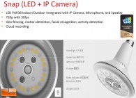 SENGLED SNAP - LED Light Bulb with Integrated IP Camera, Speaker and ...