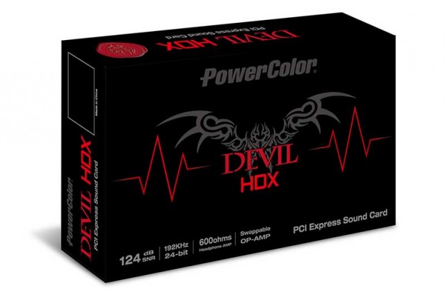 Powercolor Devil HDX PCI Express Sound Card Announced - Legit Reviews