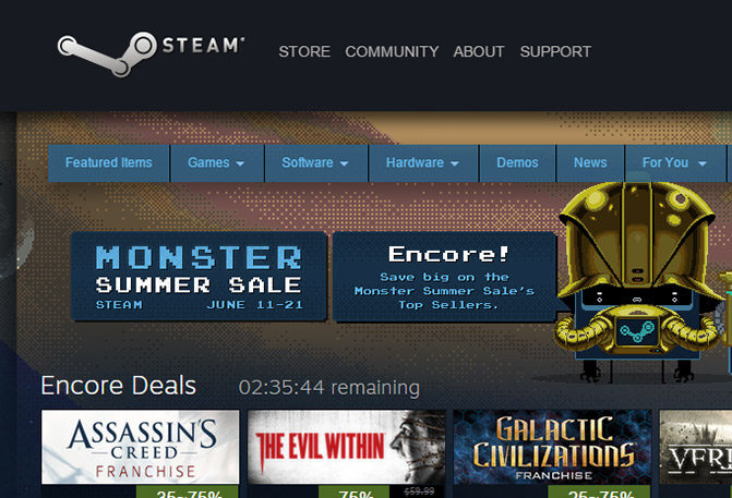 Final Hours of Steam's Monster Summer Sale!