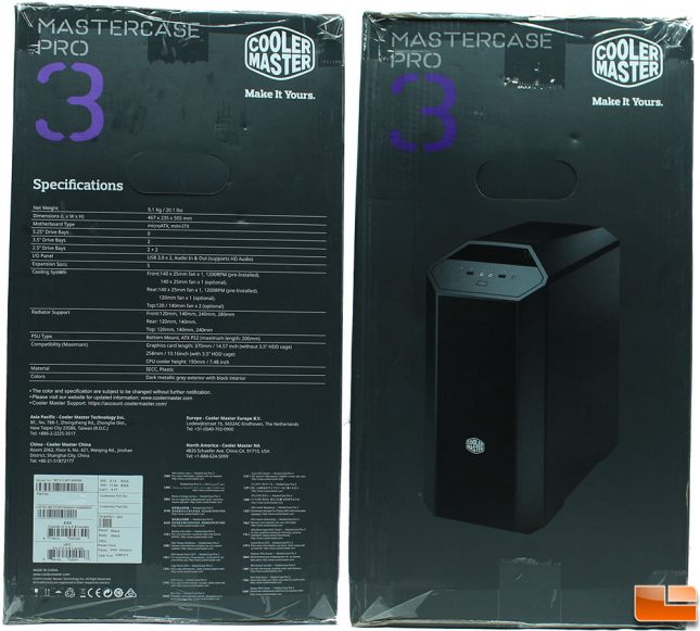 Cooler Master MasterCase Pro 3 Review - Legit Reviews