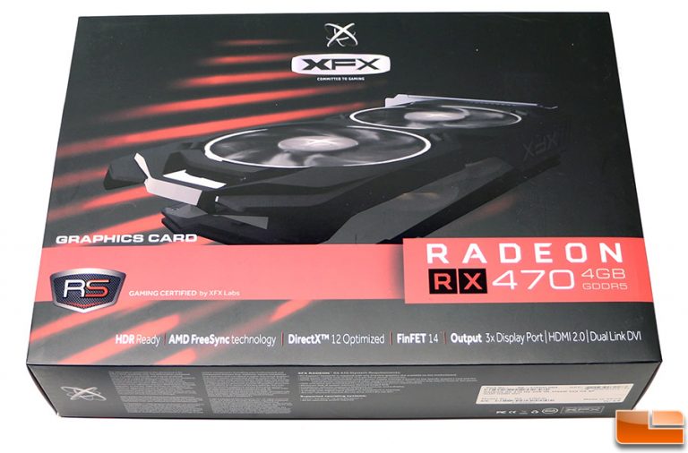 XFX Radeon RX 470 4GB Black Edition Video Card Review - Legit Reviews