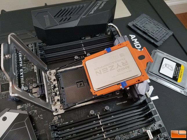 AMD Ryzen Threadripper Unboxing and Installation - Legit Reviews