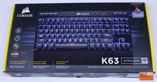 Corsair K63 Wireless Mechanical Gaming Keyboard Review - Legit Reviews
