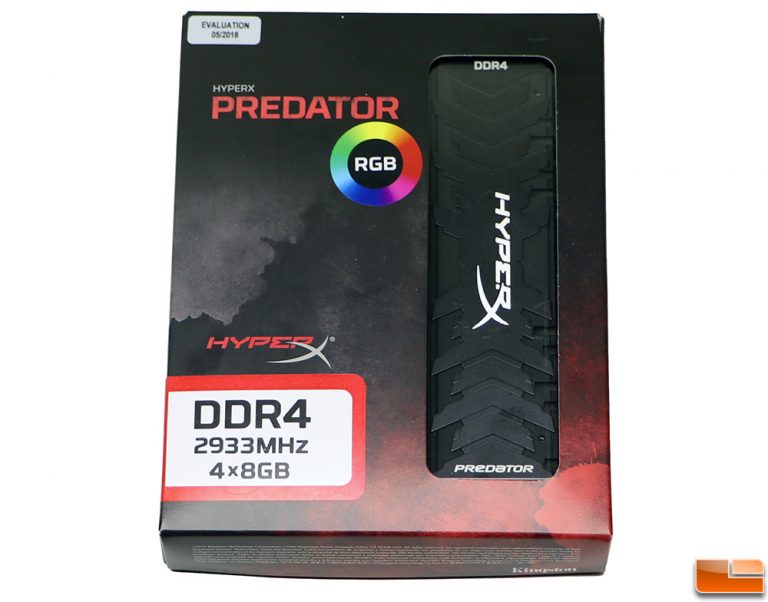 HyperX Predator DDR4 RGB 32GB 2933MHz Memory Kit Review - Legit Reviews
