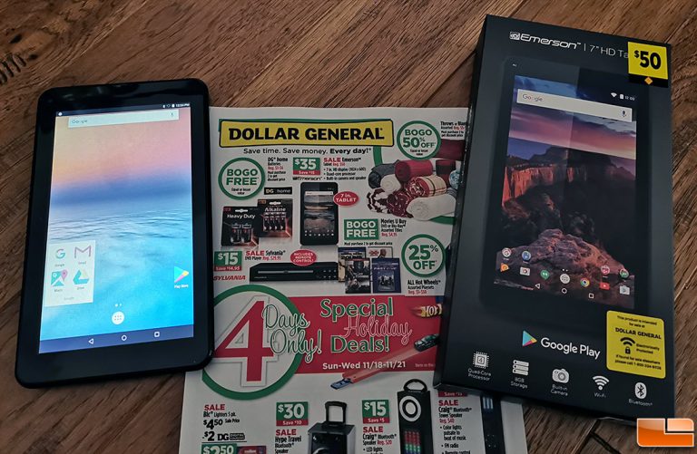 Emerson EM756-8 Android 7" 8GB Tablet Review - Legit Reviews