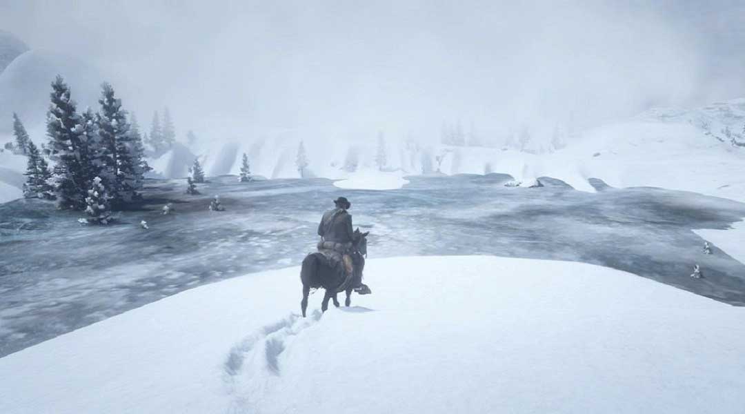 Red Dead Redemption 2 Player Glitches into Snow Area Ripe with Wildlife ...