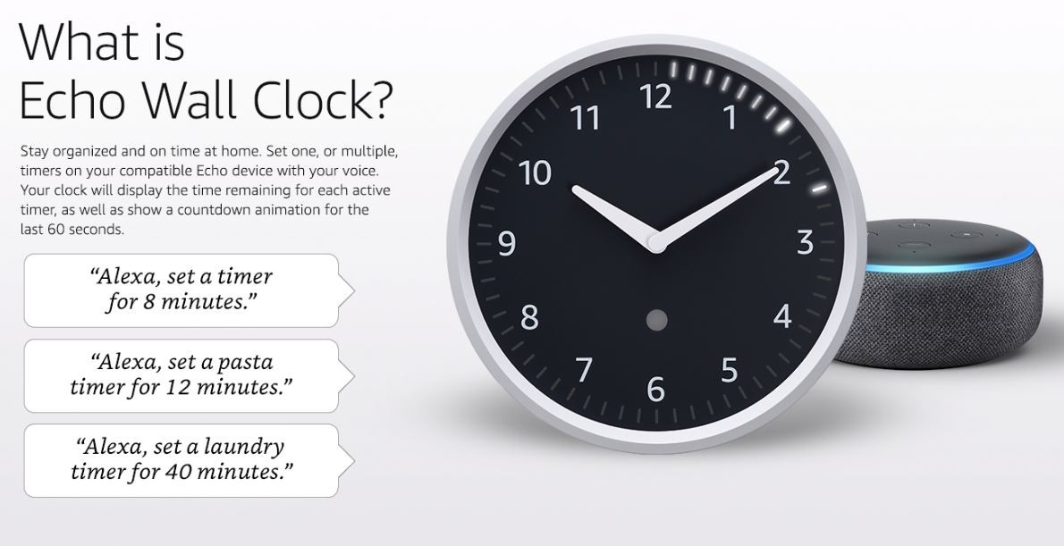 Amazon's Echo Wall clock for Sale Again - Legit Reviews