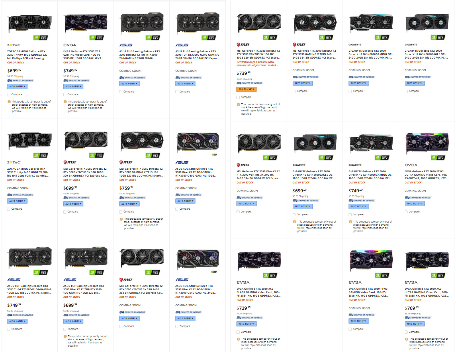 Sale Geforce Rtx 3080 Price In Stock
