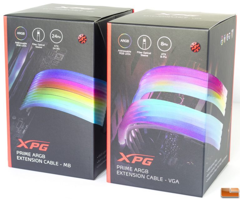 XPG Prime ARGB VGA and MB Extension Cables Review - Legit Reviews