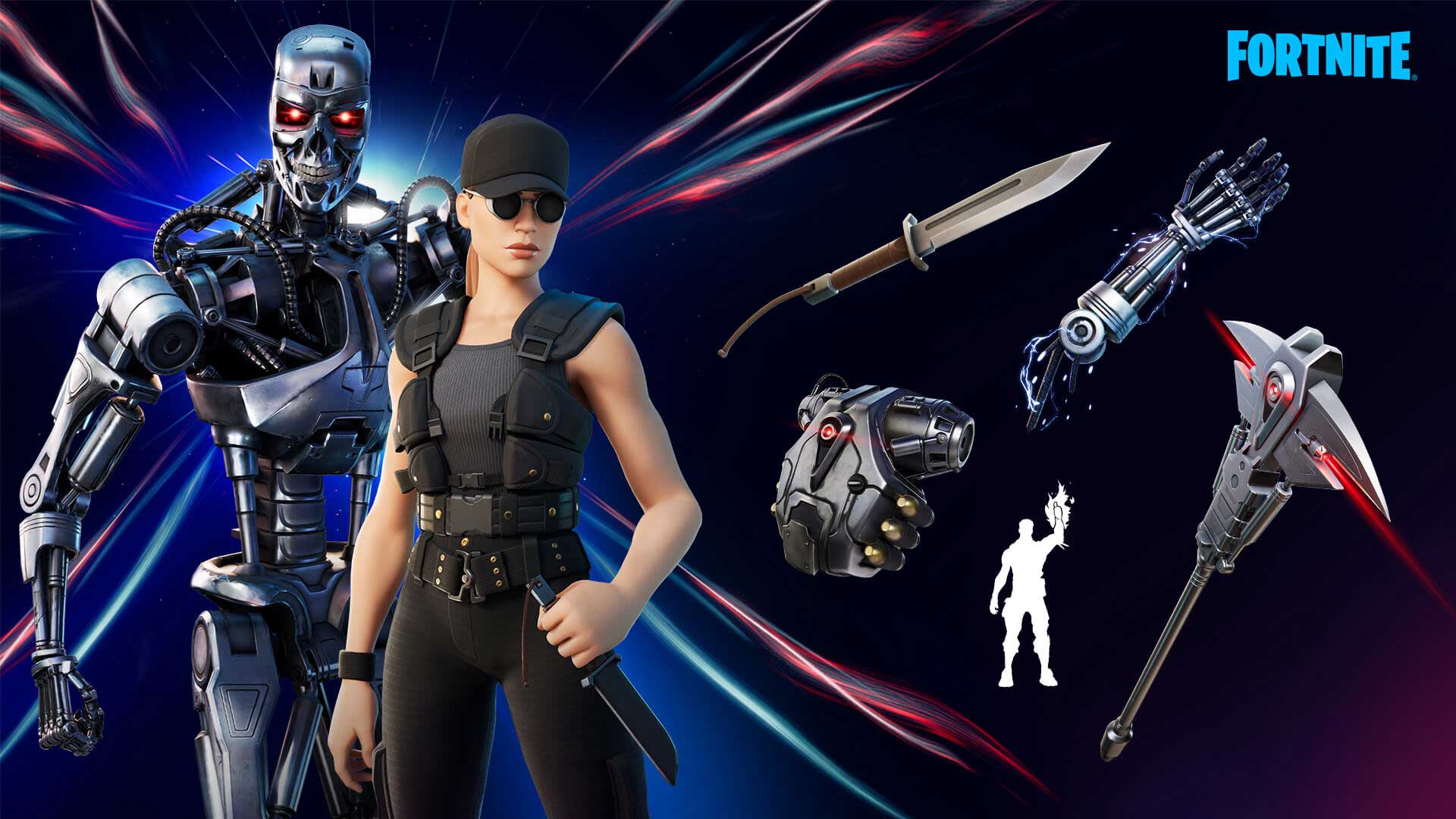 Fortnite Is Getting Sarah Connor and T-800 Skins - Legit Reviews