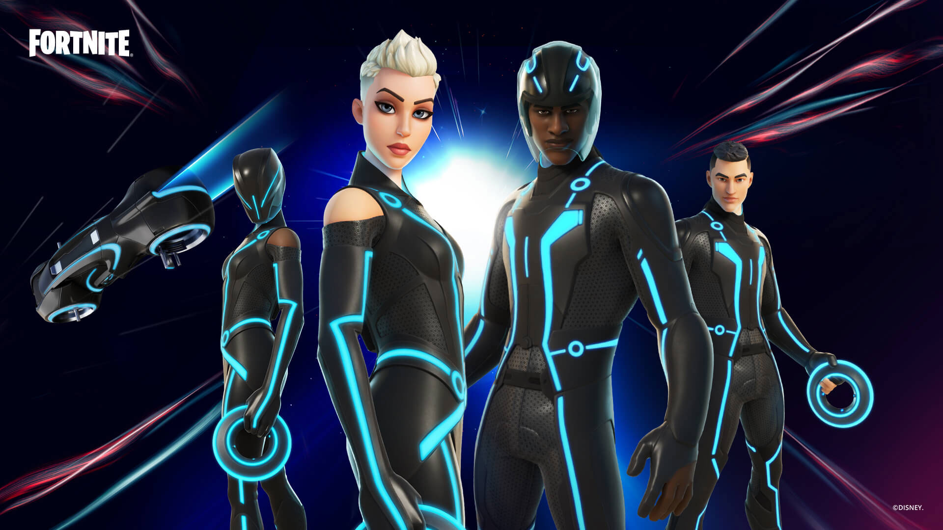 Fortnite Tron Crossover Adds Light Cycles And More - Legit Reviews