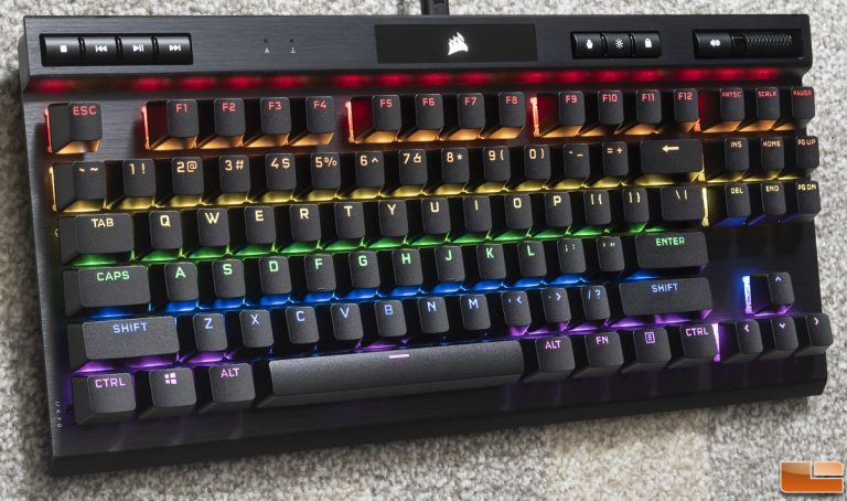 Corsair K70 RGB TKL Champion Series Keyboard Review - Legit Reviews