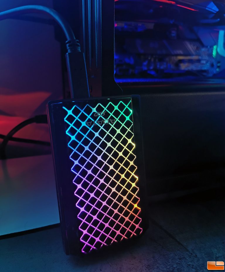ADATA SE900G 1TB RGB External SSD Review - Legit Reviews