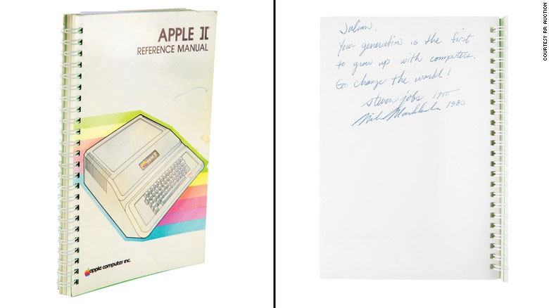 Steve Jobs Signed Apple II Manual Brings Huge Money At Auction - Legit ...